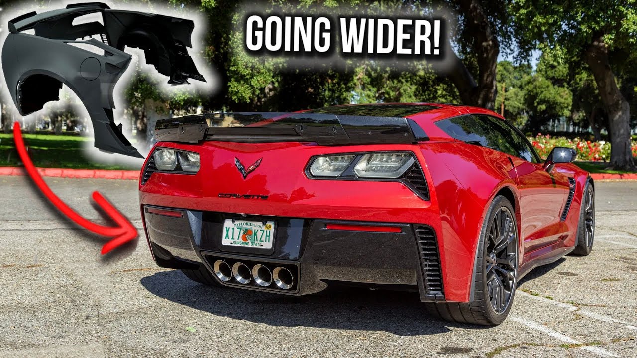 Installing a WIDEBODY on my Stingray Corvette & you NEED this to do it! *ACS*