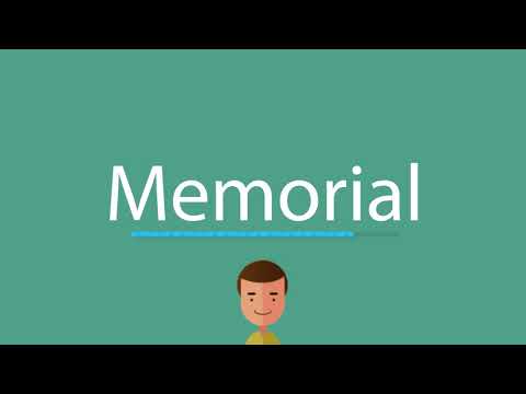 How to say Memorial