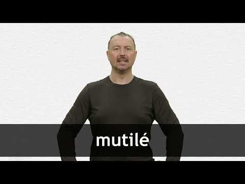 English Translation of “MUTILÉ” | Collins French-English Dictionary