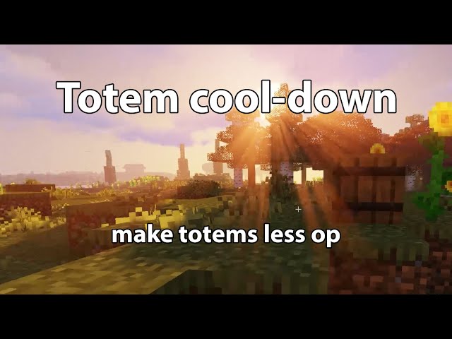 Totem cool-down Minecraft Data Pack