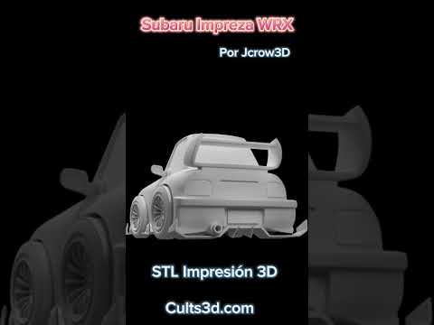 🚗 Subaru Tooned Car・ STL File for 3D printing・Cults