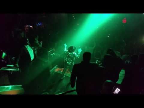 Human Disco Ball at Club Story Miami Beach