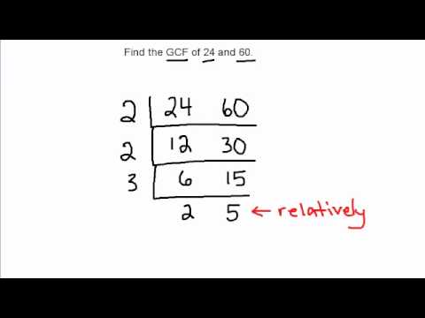 GCF with 2 Numbers
