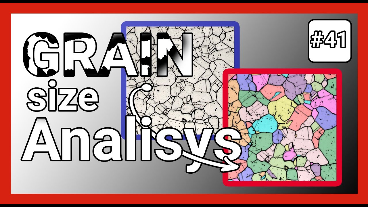 Grain size analysis in Python. P1