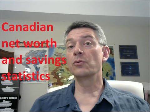 Canadian net worth and savings statistics