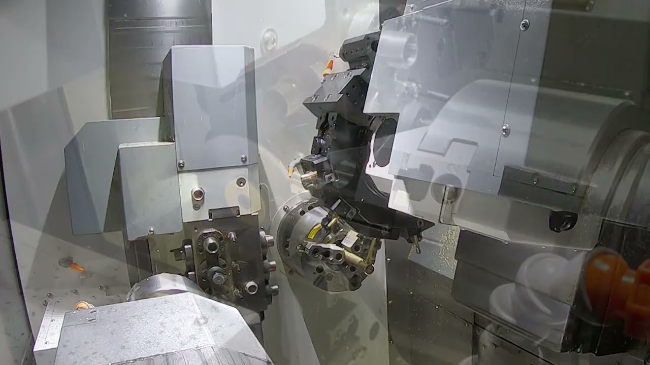 Quicktech T8 Hybrid Twin Spindle Mill/Turn Center's PMTS 2021 Demonstration