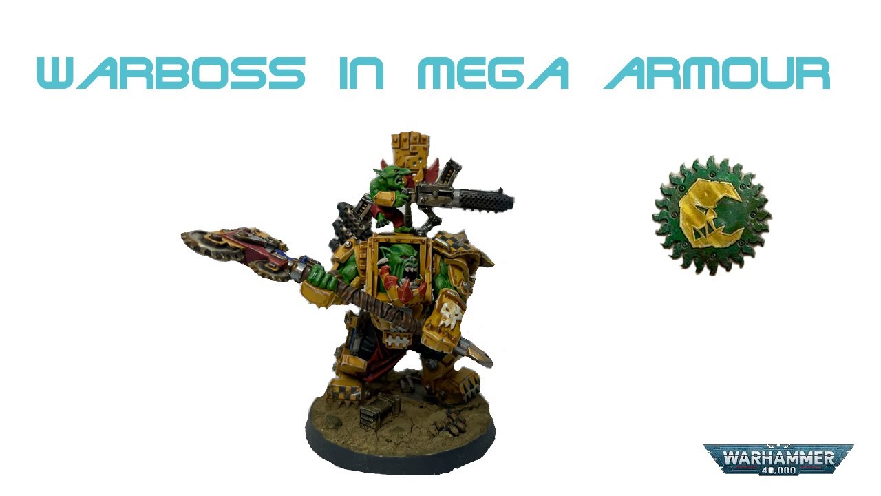 Warboss in mega armour-Warhammer 40000