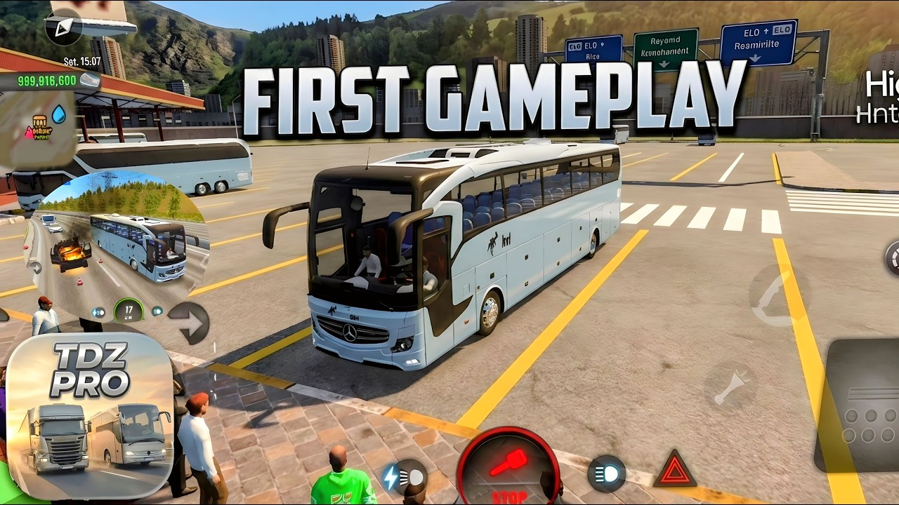 TDZ PRO | New mobile bus and truck game ; first-ever gameplay with legendary physics!!