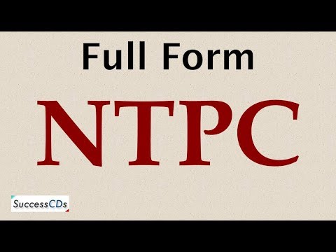 NTPC Full form. What is the full form of NTPC?