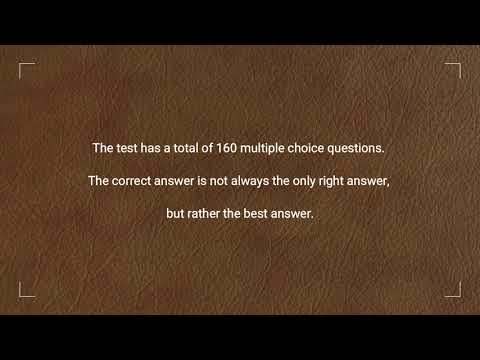 These are some items you should know about the IICRC test