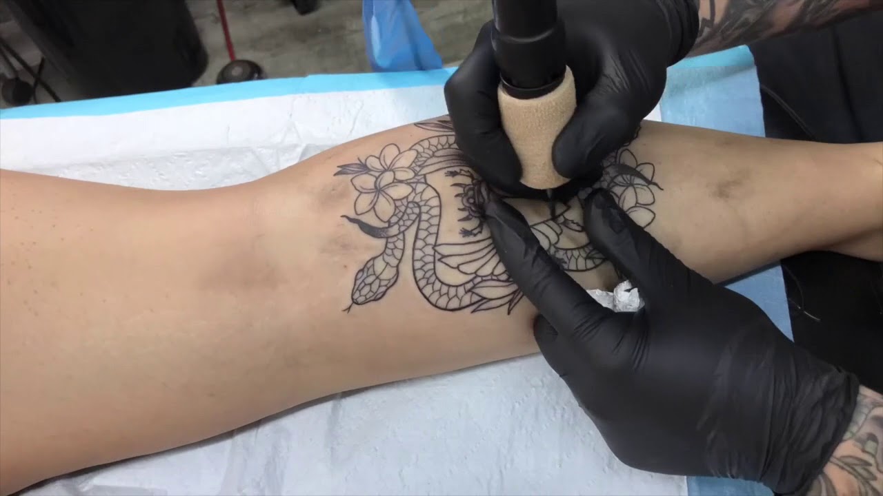 Scarab & Snakes Tattoo