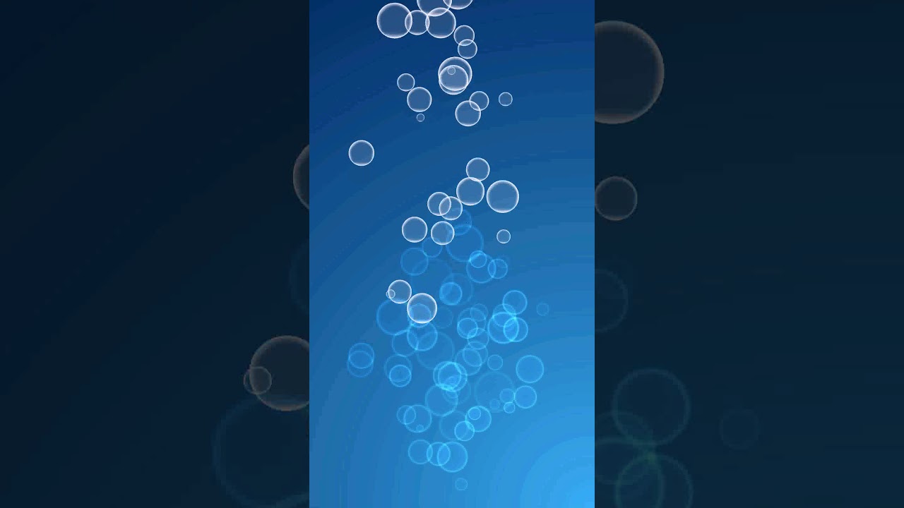 Colorful Water Bubbles Animated