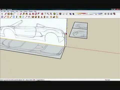 Google SketchUp: Blueprint setup