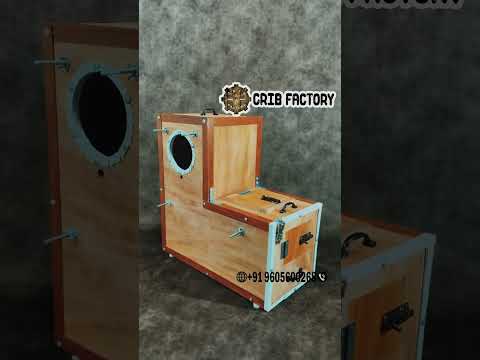 Crib factory Breeding Box-SUN CONURE/Gray Parrot/Amazon Parrot BIRD | 20 x 10 x 20 inch