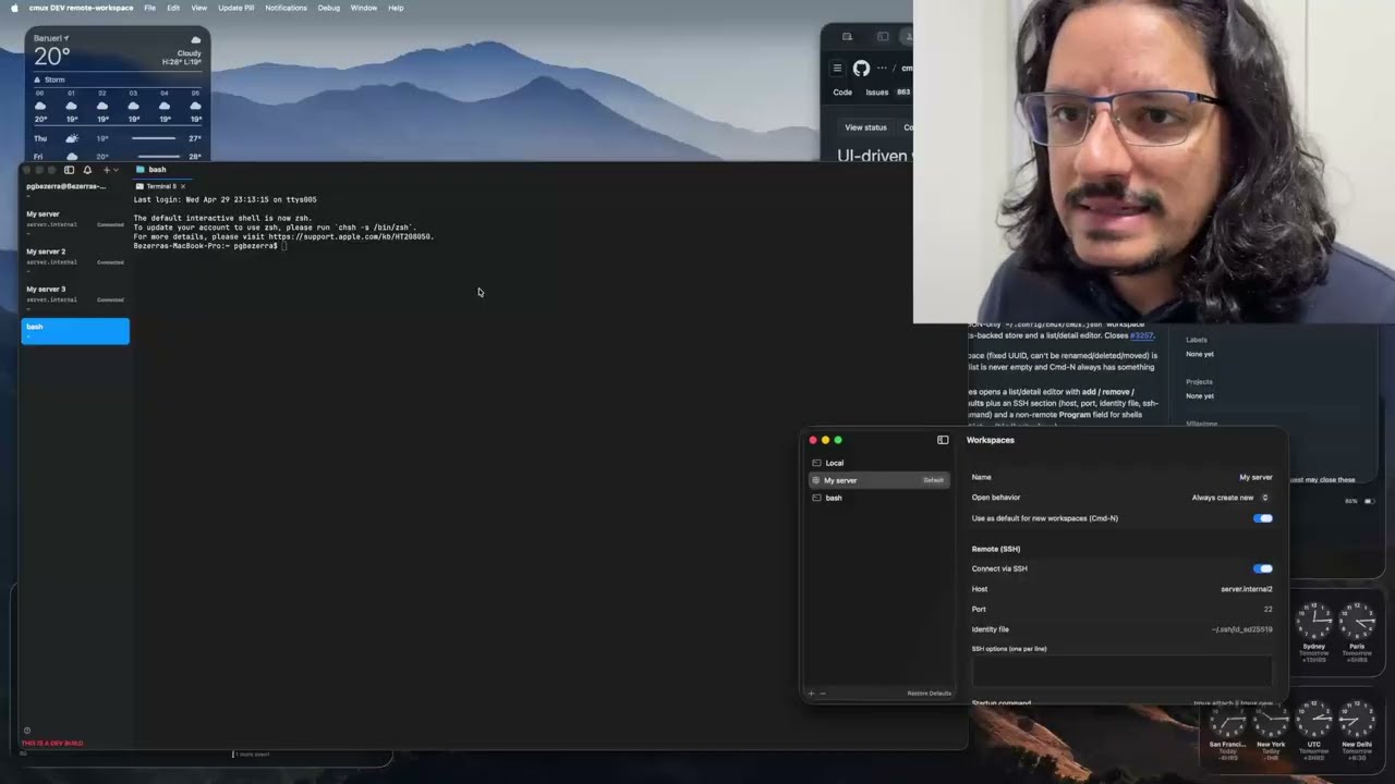 Adding SSH to cmux workspaces