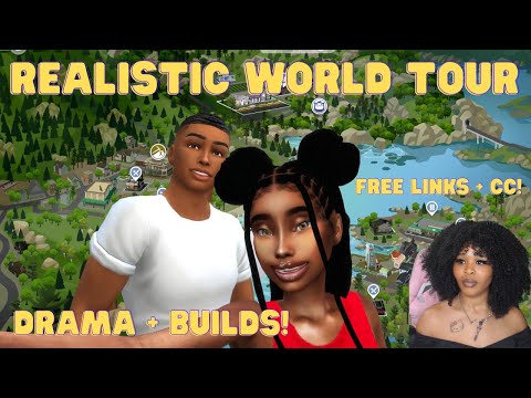 My REALISTIC Sims World Makeover: Copperdale & Evergreen Harbor| Free Links + CC!