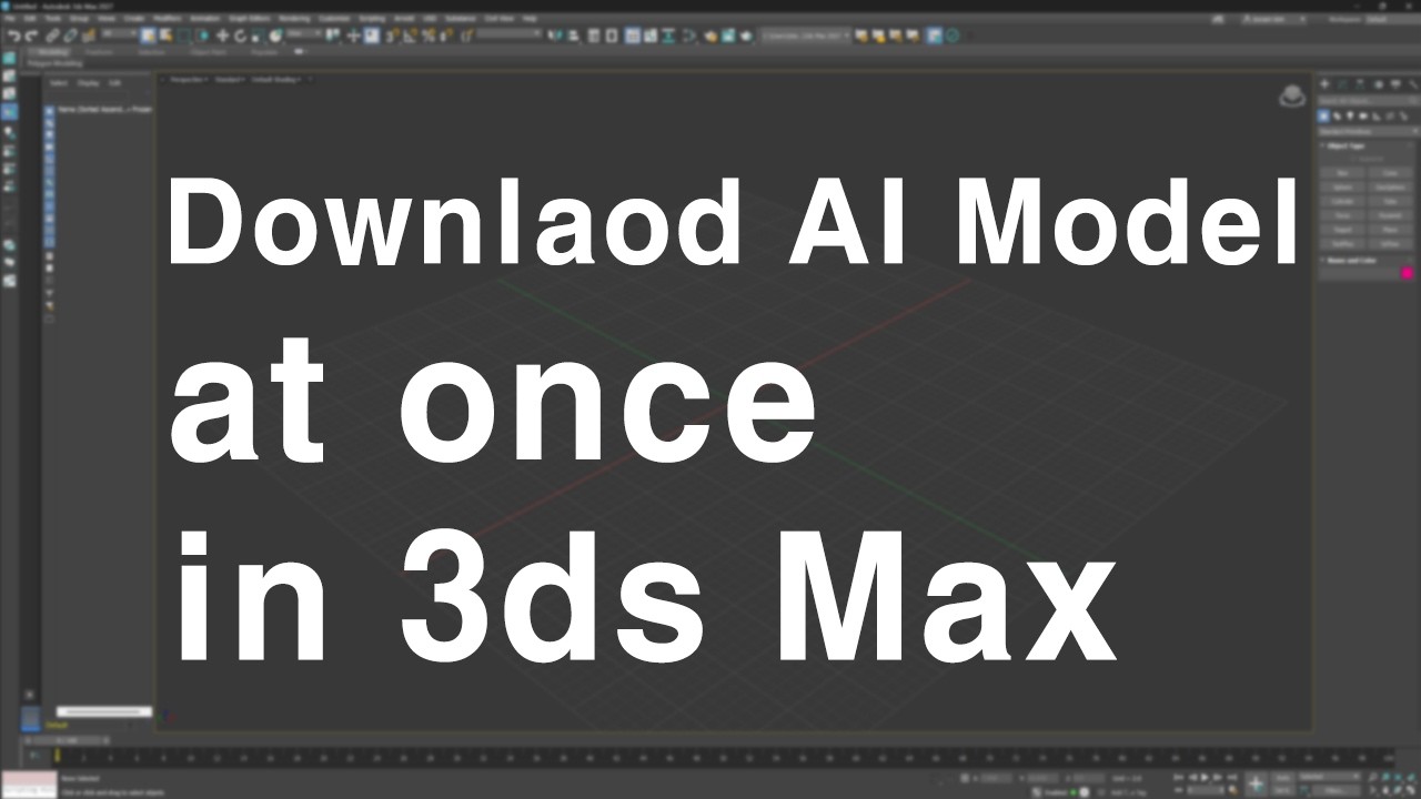 01. 3ds Max AI Render Setup (tyFlow AI)