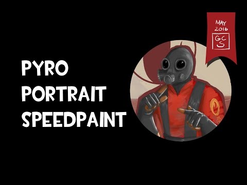Steam Community :: Video :: TF2 Speedpaint - Pyro Portrait