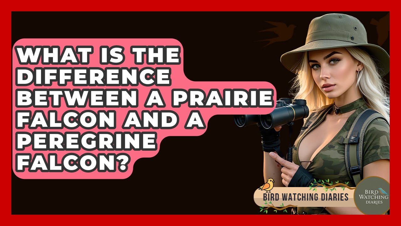 What Is The Difference Between A Prairie Falcon And A Peregrine Falcon? - Bird Watching Diaries
