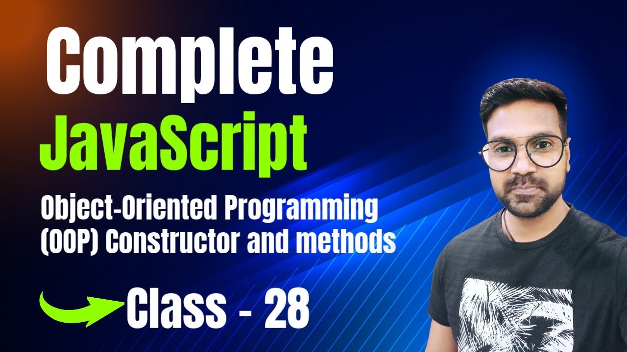JavaScript Object-Oriented Programming (OOP) Constructor and methods
