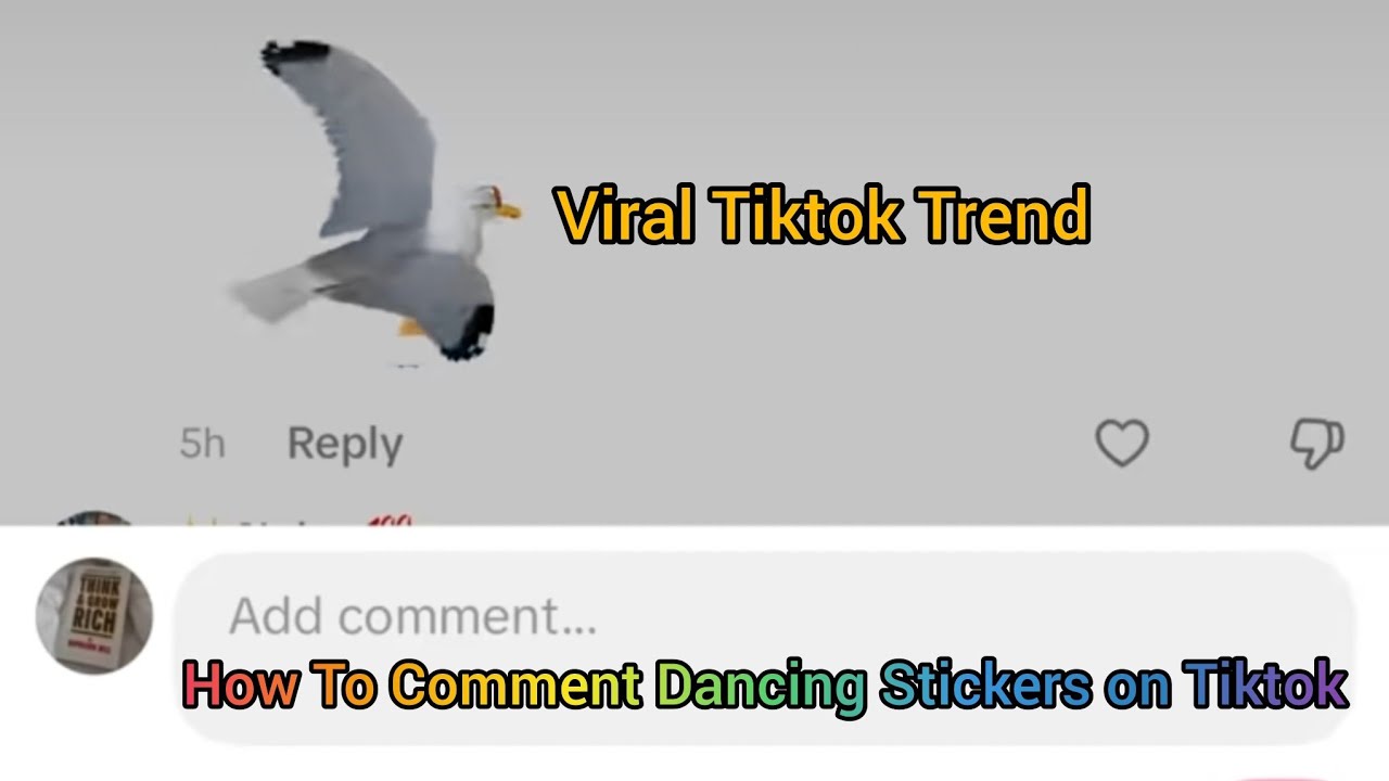 How To Save and Comment Dancing GIF Stickers on Tiktok | Viral TikTok Dancing Stickers 😎