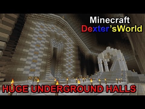 Huge Underground Halls Minecraft Project
