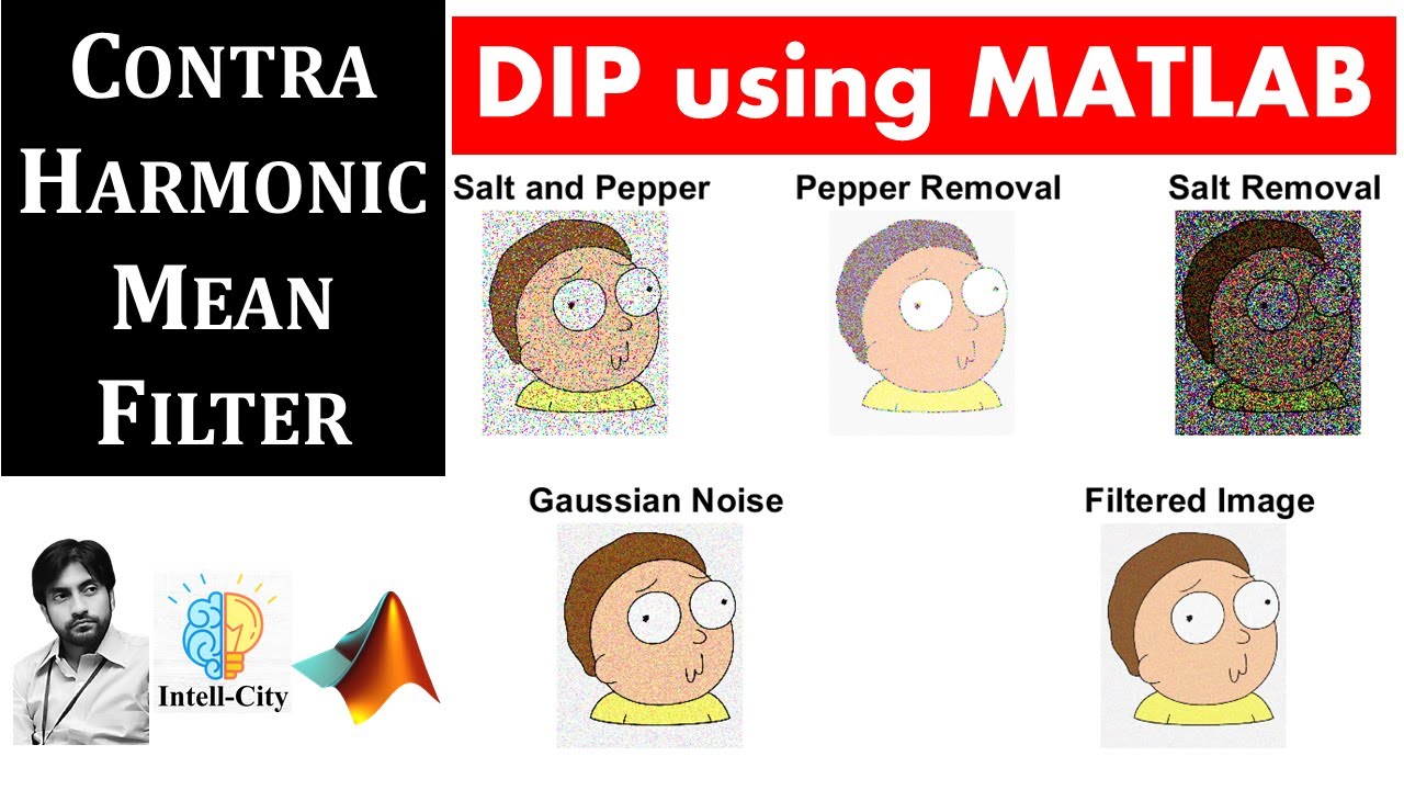 Contra Harmonic Mean Filter in MATLAB | Digital Image Processing using MATLAB