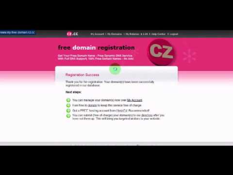 Free Domain with DNS + Free Hosting - No ads * Part 1
