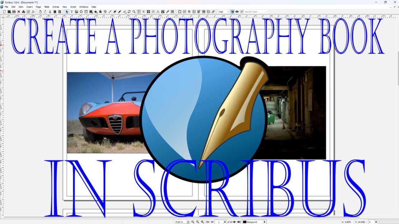 How to create a photography book using Scribus 