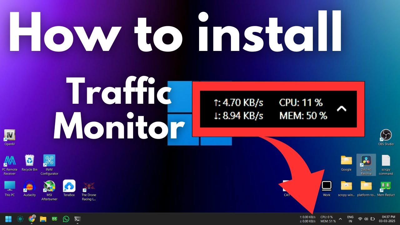 How to install Traffic Monitor in Windows 11