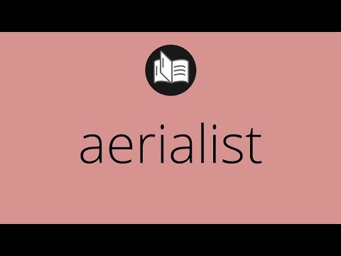 What AERIALIST means • Meaning of AERIALIST • aerialist MEANING • aerialist DEFINITION