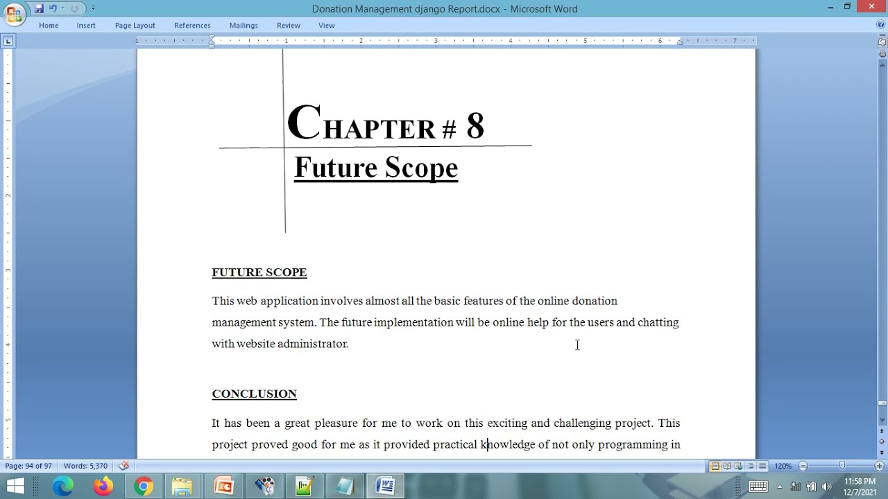 Project Report - Donation Management System || Python Django