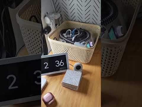 This is how I hid my CPAP machine and made my nightstand clutter-free. 😍#fulltimervfamily #ikeahack