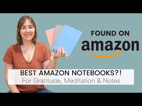 BEST AMAZON NOTEBOOKS? Amazon Stationary Haul. Amazon Must Haves. Gratitude & Meditation Journals!