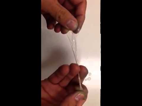Tying Up Dialysis Tubing.