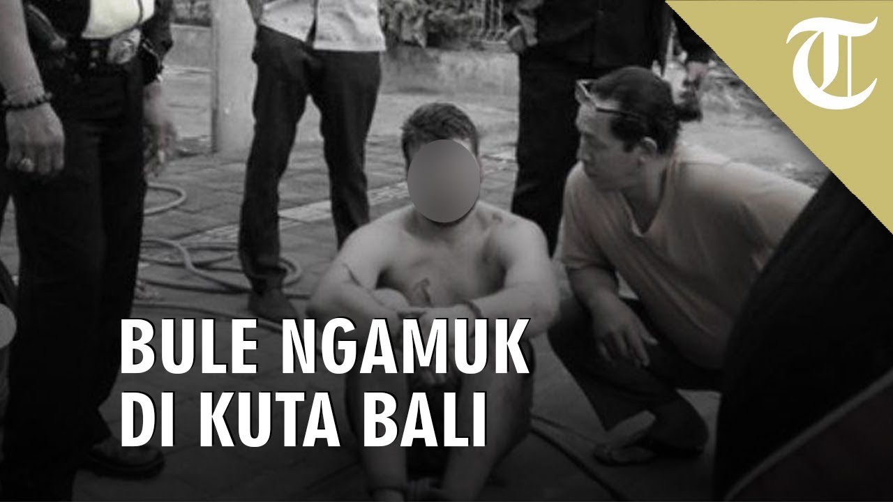 Viral Video Bule Ngamuk di Jalanan Kuta Bali - Tribun Video