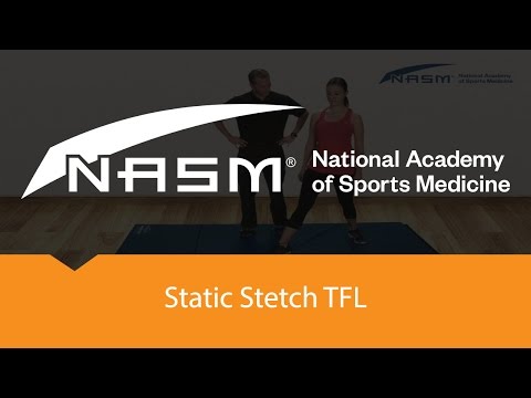 Static Standing TFL Stretch | myworkouts.io