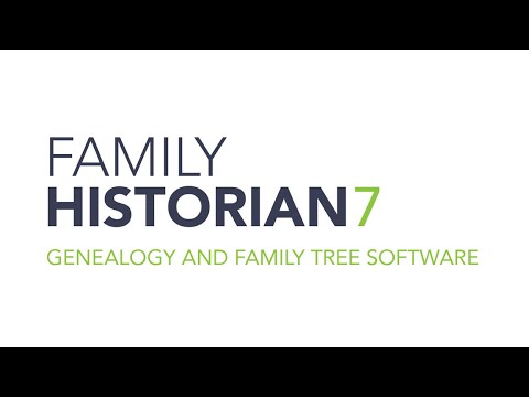 A Quick Tour of Family Historian 7