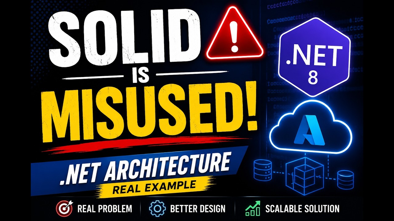 Why Most Developers Misuse SOLID Principles | Real .NET Architecture Example