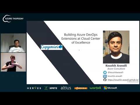 Koushik Aravalli - Building AzureDevOps Extensions at Cloud Center of Excellence