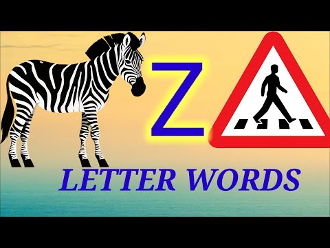 z letter words with pictures for kids|words start with letter z‎@LearnwithBhavishyaÂ