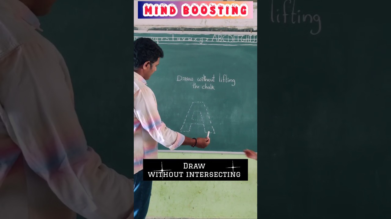 Mindboosting activity #draw without intersecting #braintestsolution #innovativelearning #shorts