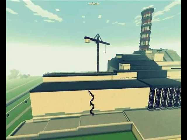 Chernobyl Nuclear Power Plant Sarcophagus in 1990 (Чорно́бильська АЭС ...