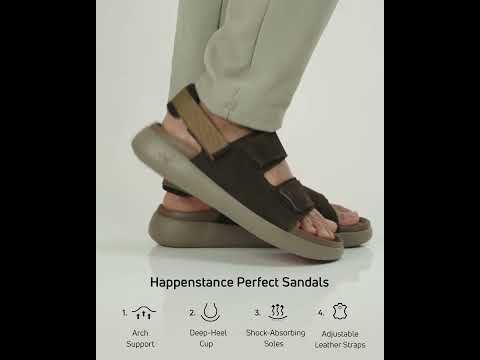 HAPPENSTANCE MEN PERFECT SANDALS BREEZE-NIGHT RIDER