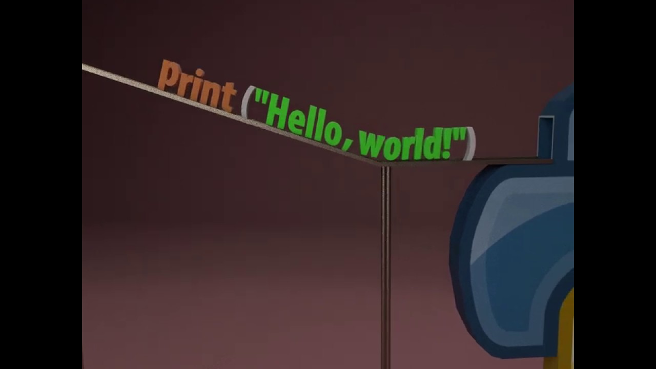 python logo animation in Blender