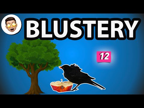 Blustery meaning | Daily vocabulary for competitive exams | Episode 12