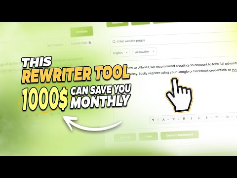 This Rewriter Tool can save you 1000$ Monthly