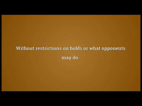 no holds barred meaning in English