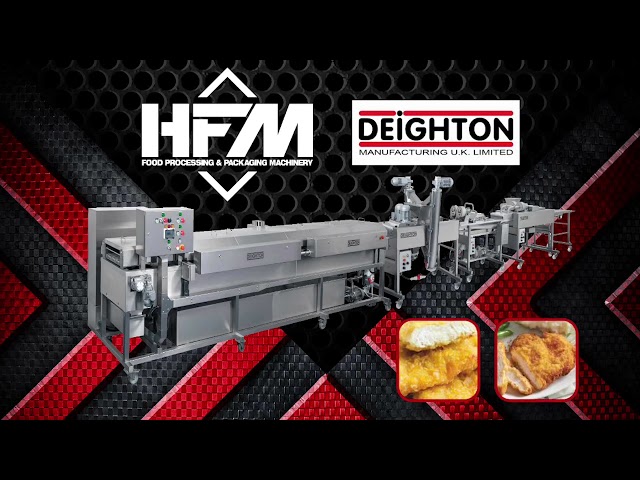 Frozen Food Machines - Deighton-Complete Frying Line for Breaded ...