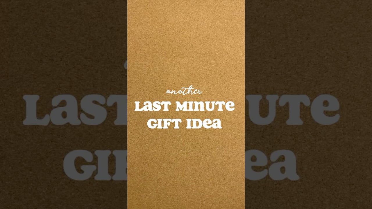 Another last minute gift idea 👀🪄💡
